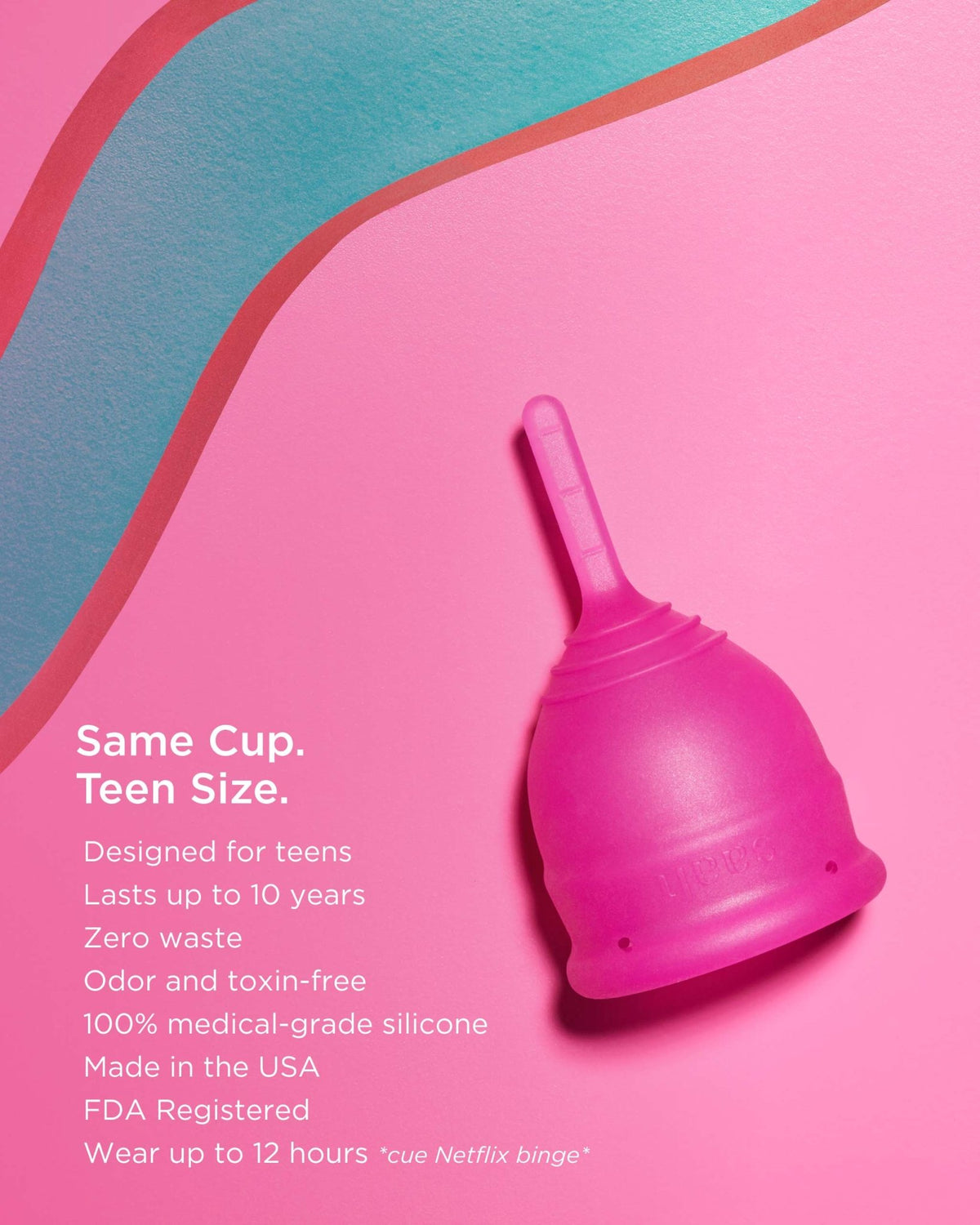 Saalt Saalt Teen Cup- Up to 12 Hours Protection – Nanaka